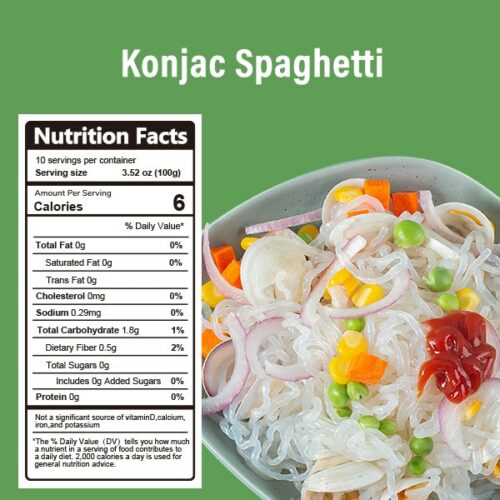 Organic Konjac Spaghetti - Best Konjac Food Brand • Hethstia