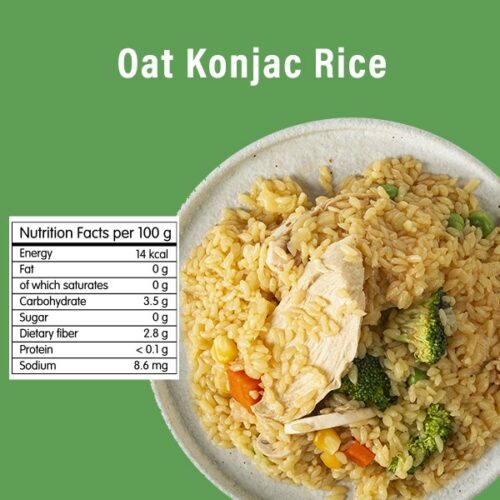 Oat Konjac Rice - Best Konjac Food Brand • Hethstia