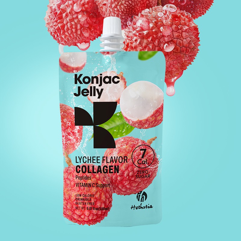 Drinkable Konjac Jelly Peach Flavor - Best Konjac Food Brand • Hethstia
